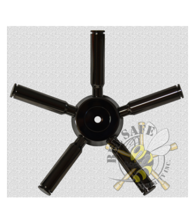 30 Caliber Blued 5 Spoke Steel Safe Handle - BeeSafe Security