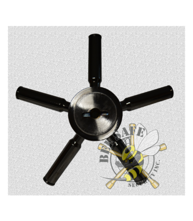 30 Caliber Blued 5 Spoke Steel Safe Handle - BeeSafe Security