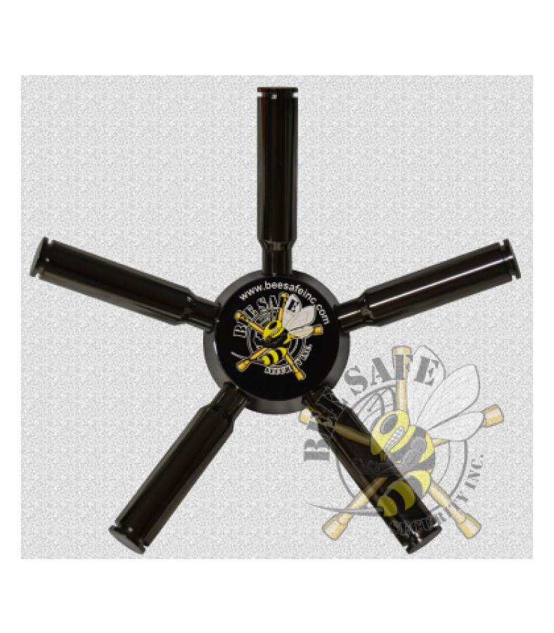 30 Caliber Blued 5 Spoke Steel Safe Handle - BeeSafe Security